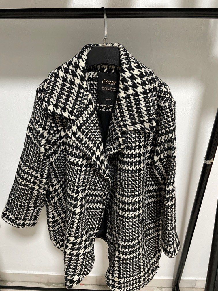 Brand New Tweed Trench Coat, Women's Fashion, Coats, Jackets and ...