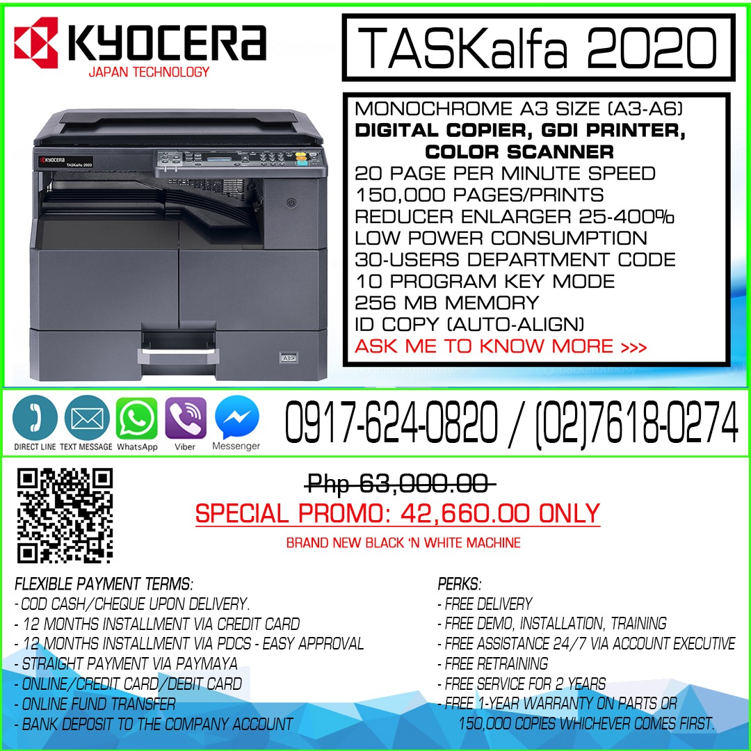 BRand New Xerox machine, Photocopier with Printer, Scanner up to A3 ...