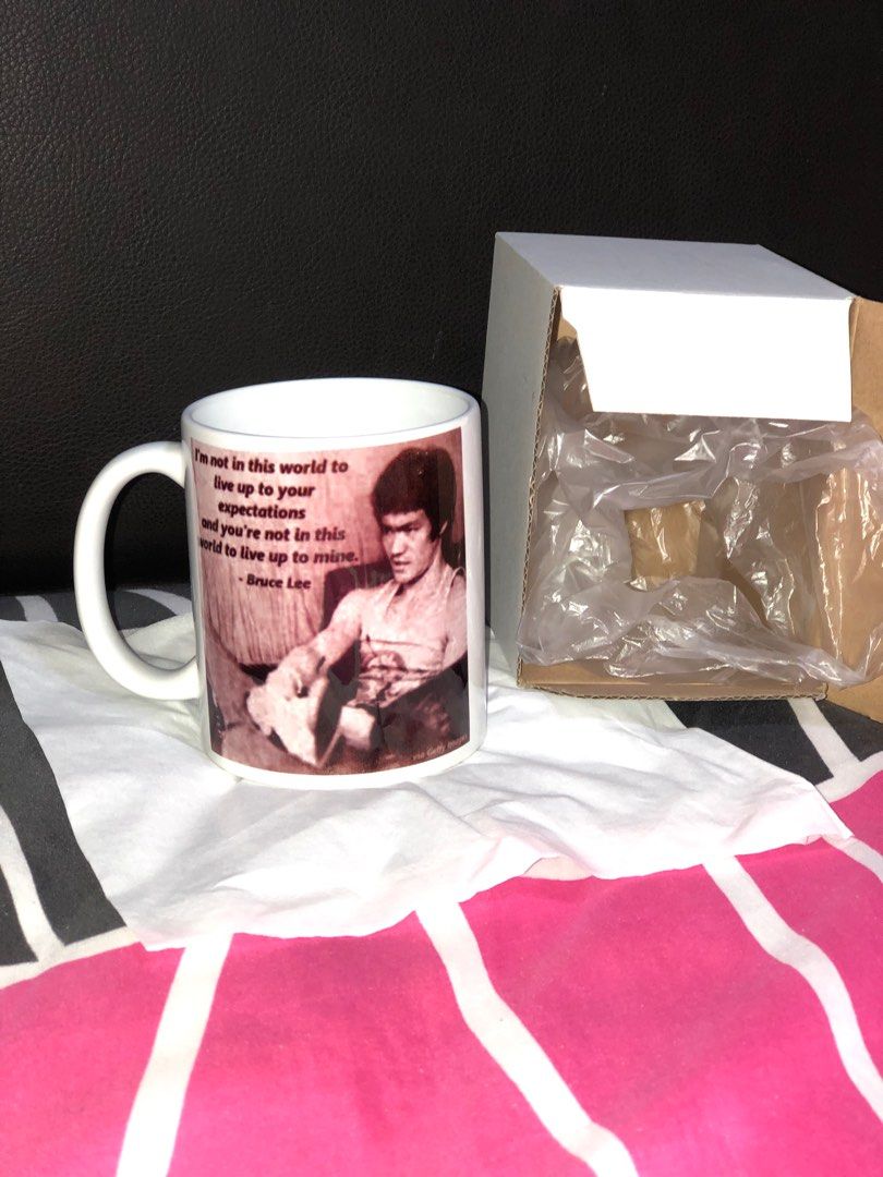Bruce lee mug/ mug printing/customise, Furniture & Home Living ...