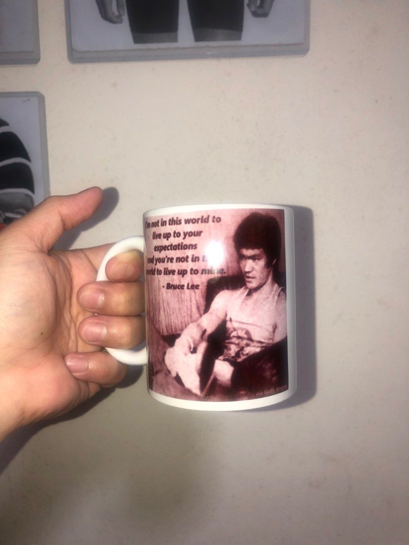 Bruce lee mug/ mug printing/customise, Furniture & Home Living ...