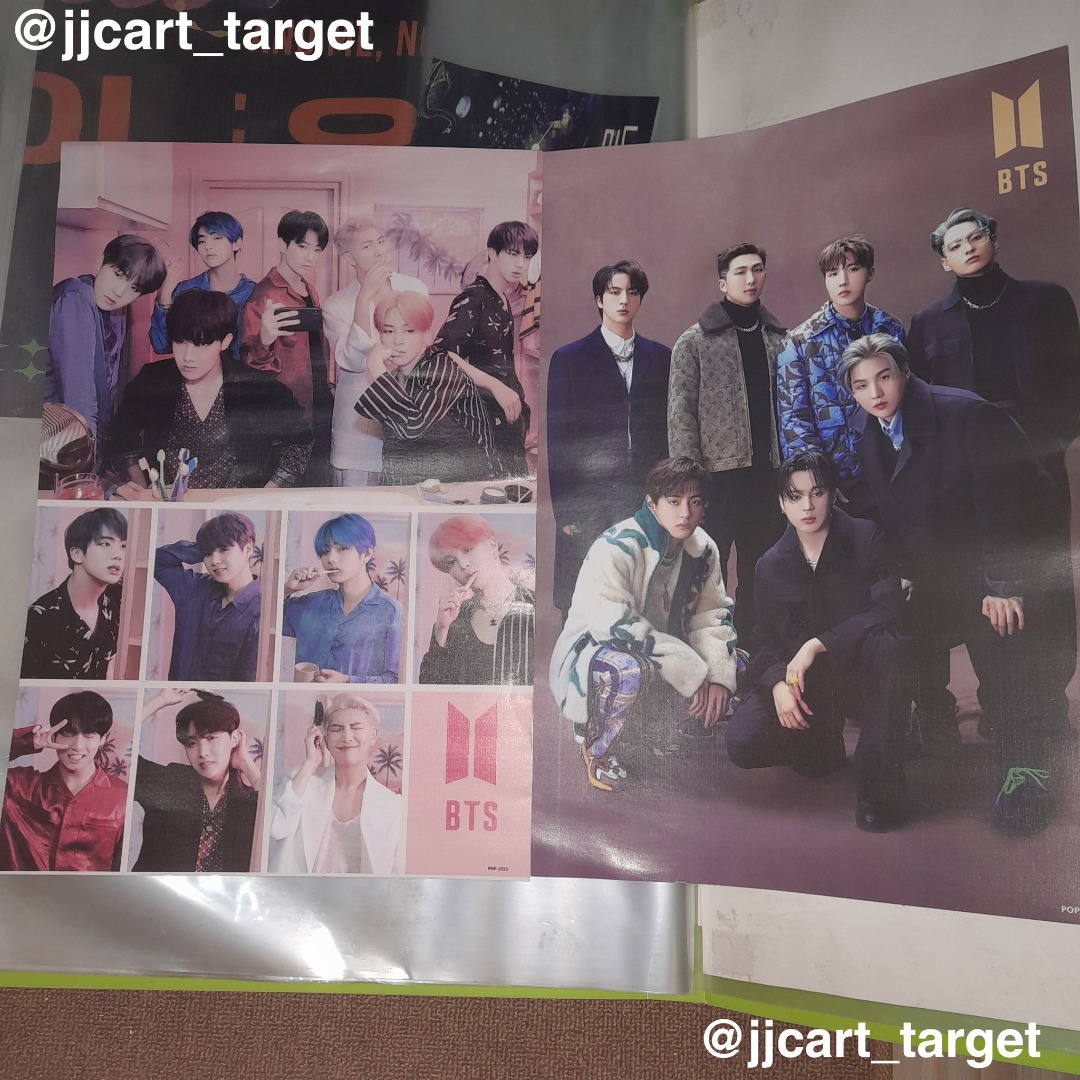 BTS Unofficial posters, Hobbies & Toys, Memorabilia & Collectibles, K ...
