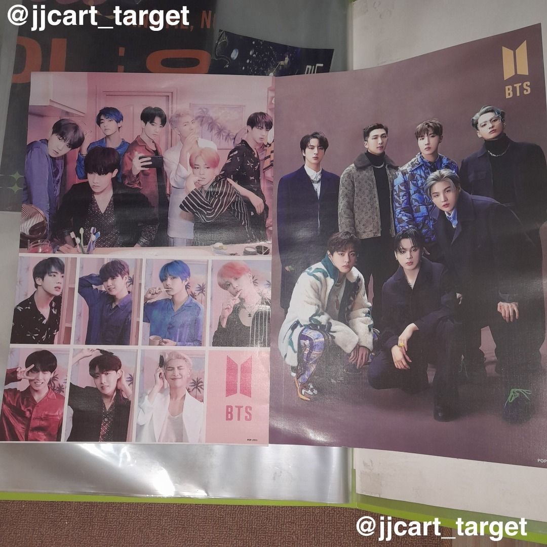 BTS Unofficial posters, Hobbies & Toys, Memorabilia & Collectibles, K ...
