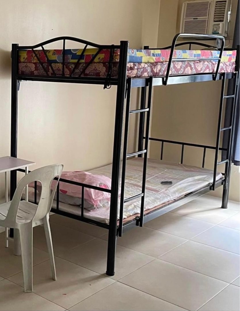 Bunker Bed with Mattress, Furniture & Home Living, Furniture, Bed ...