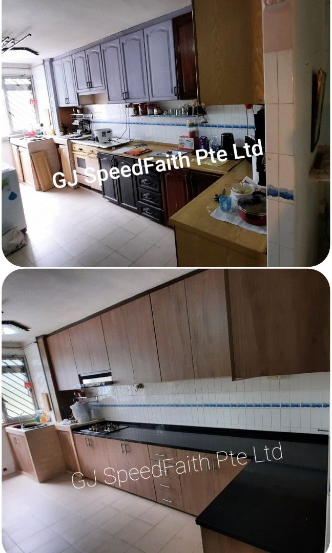 Cabinets Repair or Replacement / Table top Replacement, Home Services ...