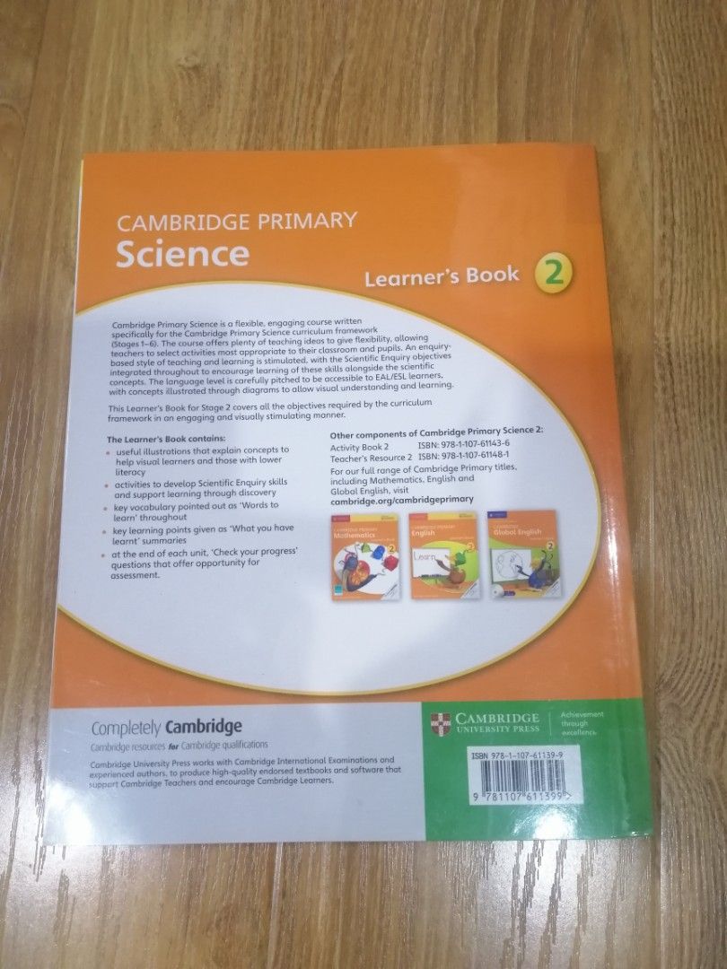 Cambridge Primary Science Learner's Book 2, Hobbies & Toys, Books ... Cambridge Primary Science Learner's Book 2, Hobbies & Toys, Books ...