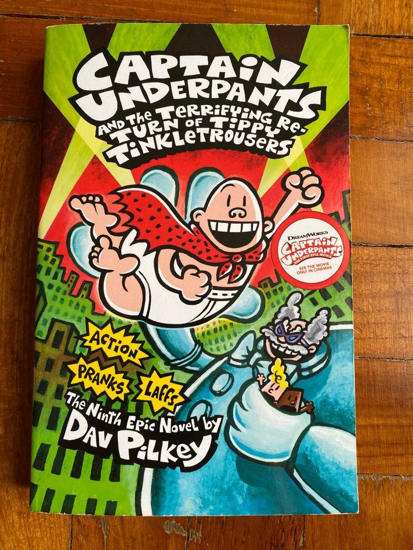 Captain Underpants- Terrifying Re-turn of Tippy, Hobbies & Toys, Books ...