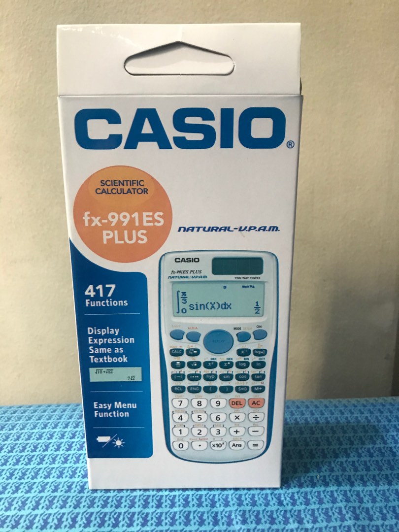 CASIO FX-991ES PLUS CALCULATOR, Hobbies & Toys, Stationary & Craft, Stationery & School Supplies ...