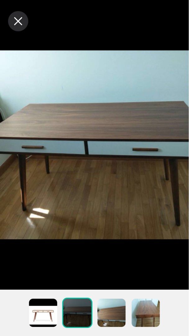 Castlery Underwood Study Table, Furniture & Home Living, Furniture ...