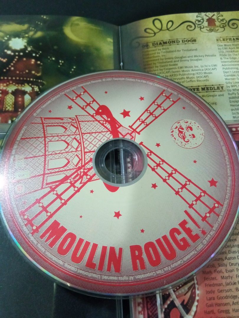 CD Moulin rouge soundtrack, Hobbies & Toys, Music & Media, CDs & DVDs ...