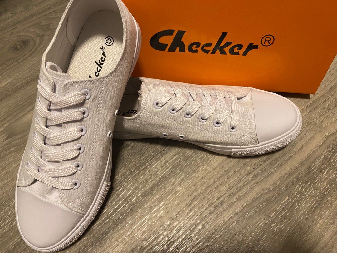 Checker Men’s School Shoes, Men's Fashion, Footwear, Sneakers on Carousell