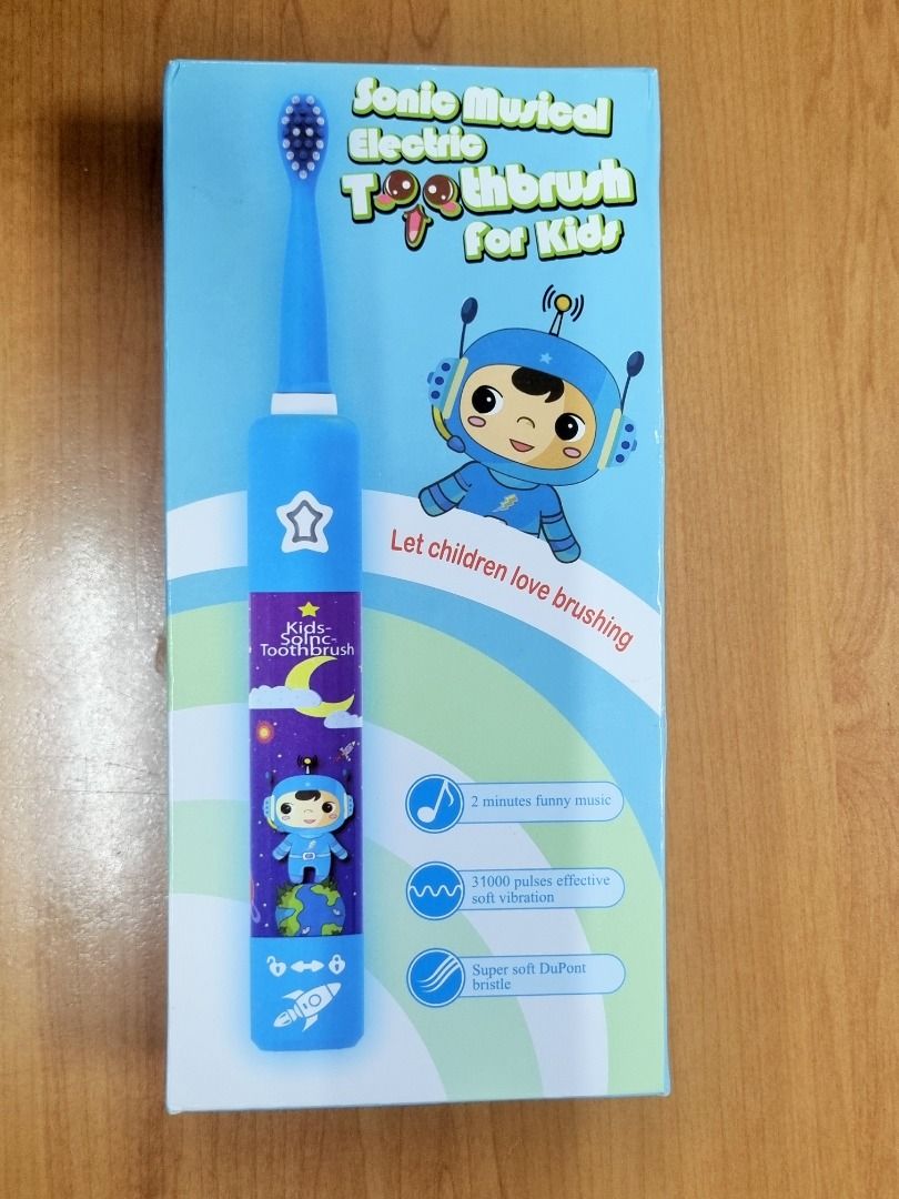 Children Sonic Electric Music Toothbrush 3+, Beauty & Personal Care ...