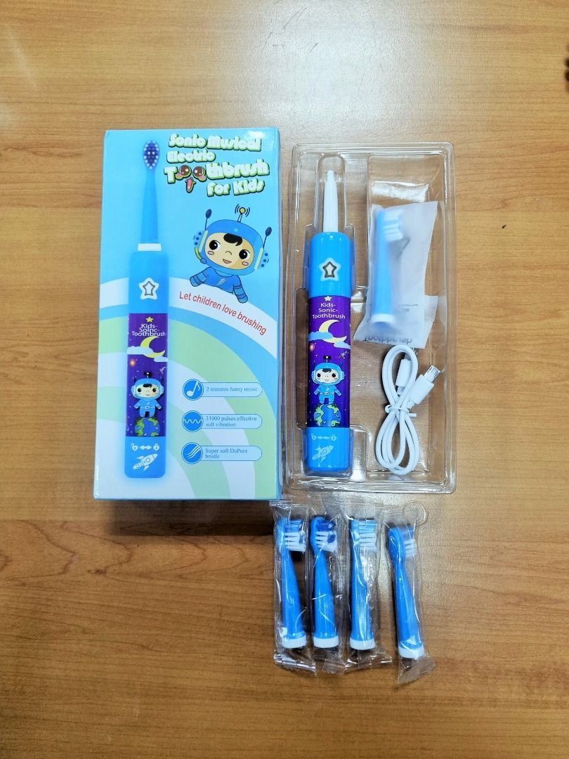 Children Sonic Electric Music Toothbrush 3+, Beauty & Personal Care ...