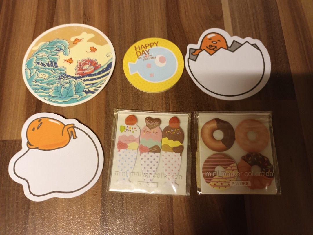 CLEARING MY STATIONERIES | post-its | stickers | washi tapes | iron-on ...