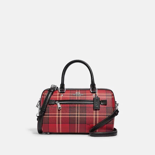 Coach Checkered Boston Bag, Women's Fashion, Bags & Wallets, Cross-body ...