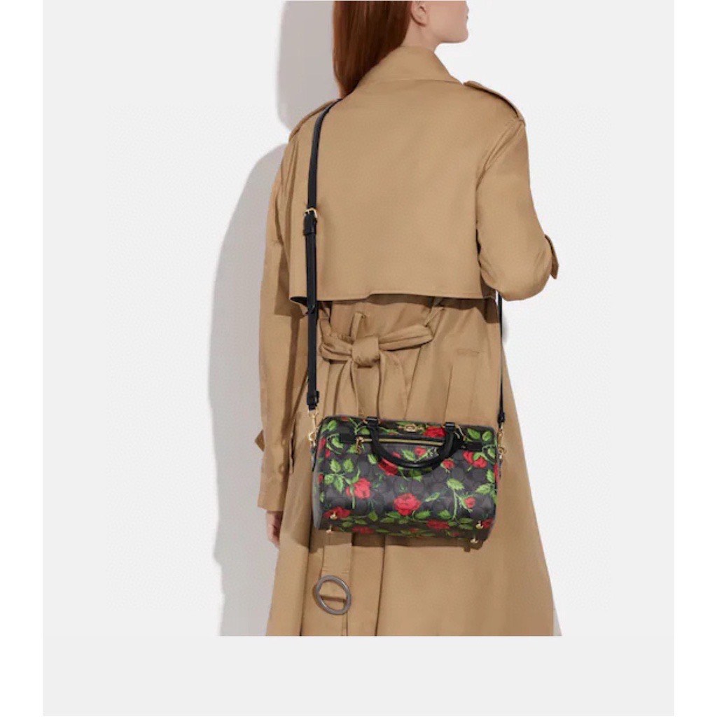 Coach New Rowan Satchel Bag, Women's Fashion, Bags & Wallets, Cross ...