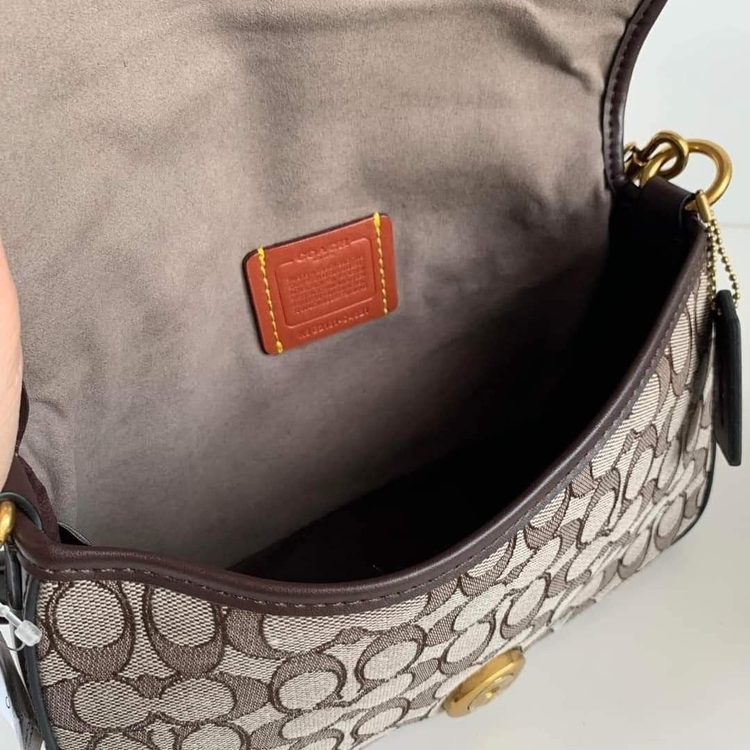 Coach Soft Tabby in Signature Jacquard Oak Maple, Luxury, Bags ...