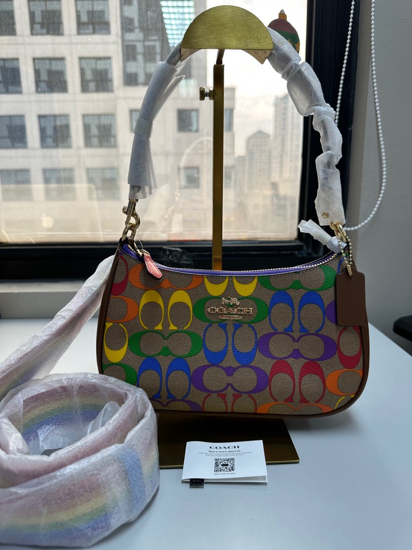 Coach Terri Rainbow Crossbody, Luxury, Bags & Wallets on Carousell