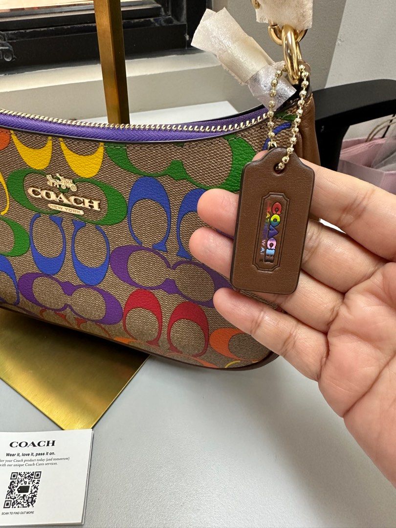 Coach Terri Rainbow Crossbody, Luxury, Bags & Wallets on Carousell