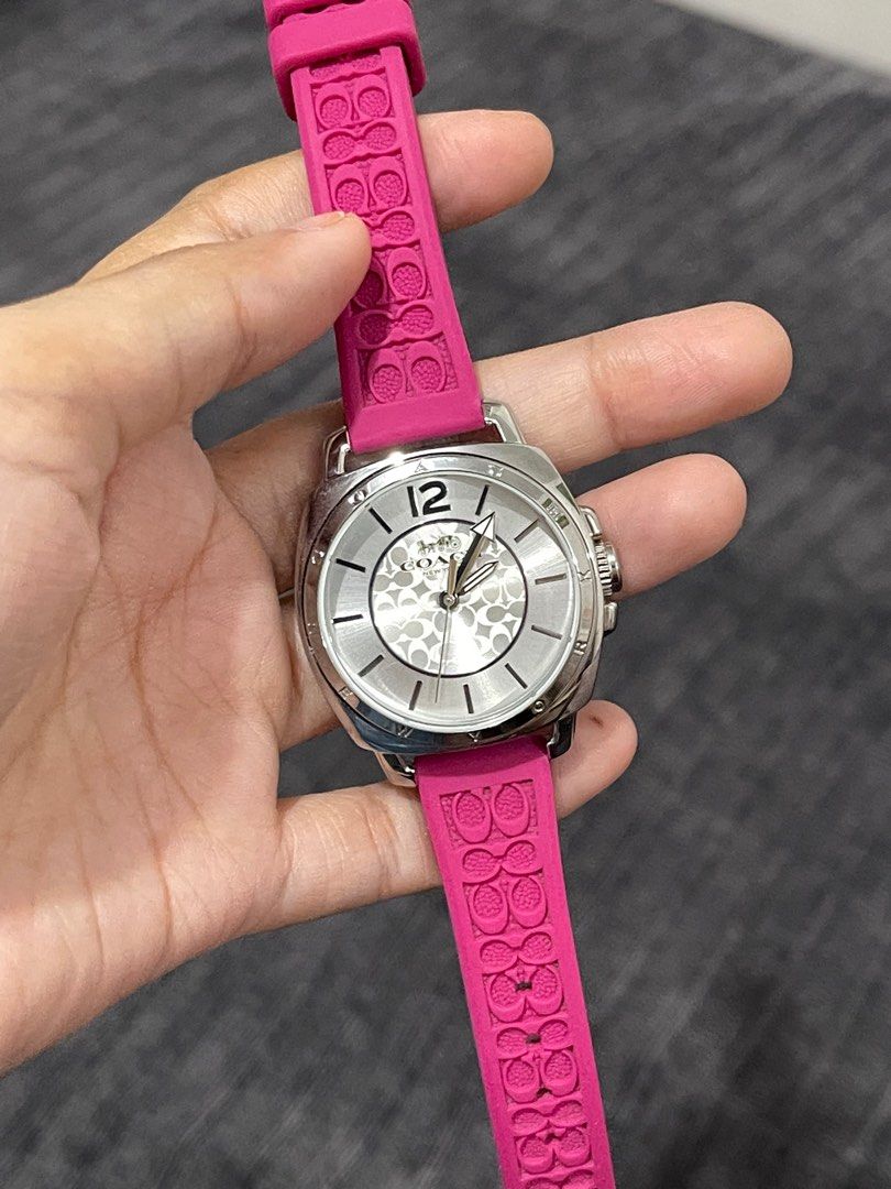 Coach Watch Pink, Women's Fashion, Watches & Accessories, Watches on ...