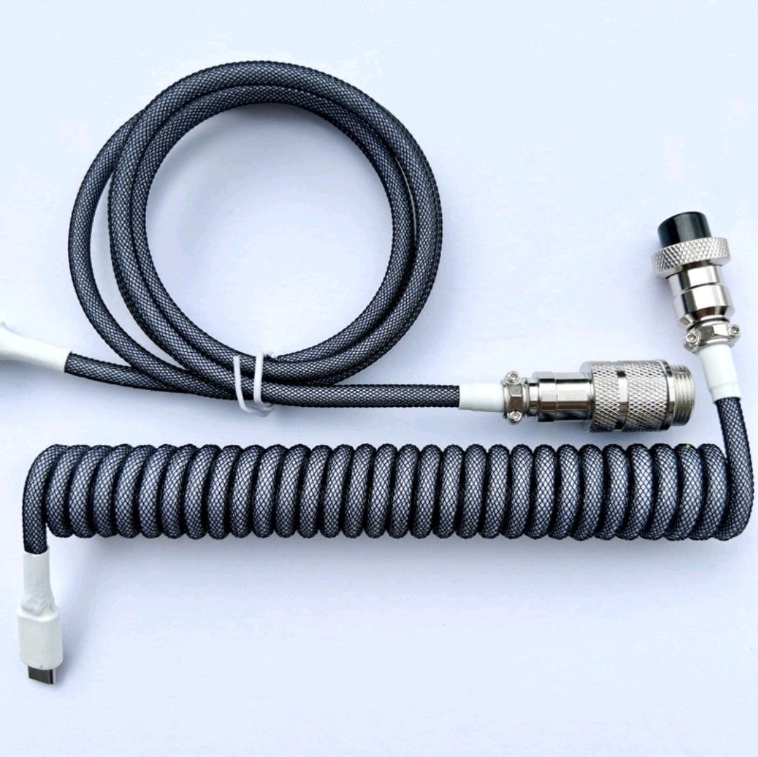 Coiled cable for mechanical keyboard, Computers & Tech, Parts ...
