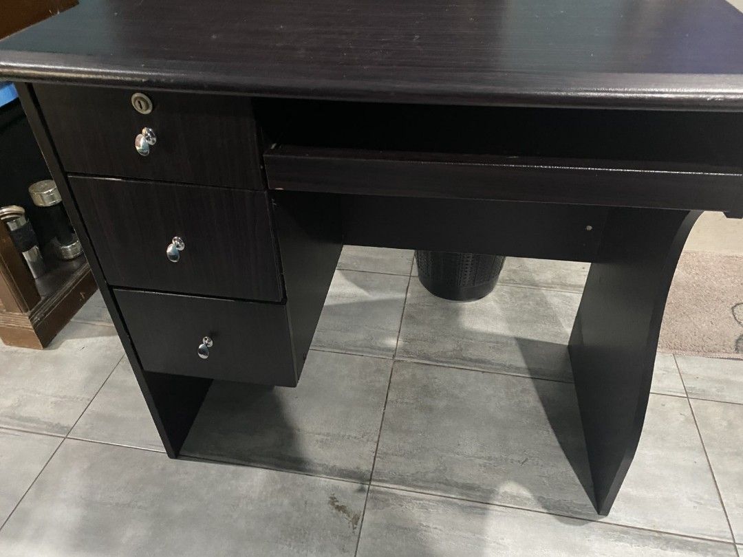 Computer Table (Sanyang), Furniture & Home Living, Office Furniture ...