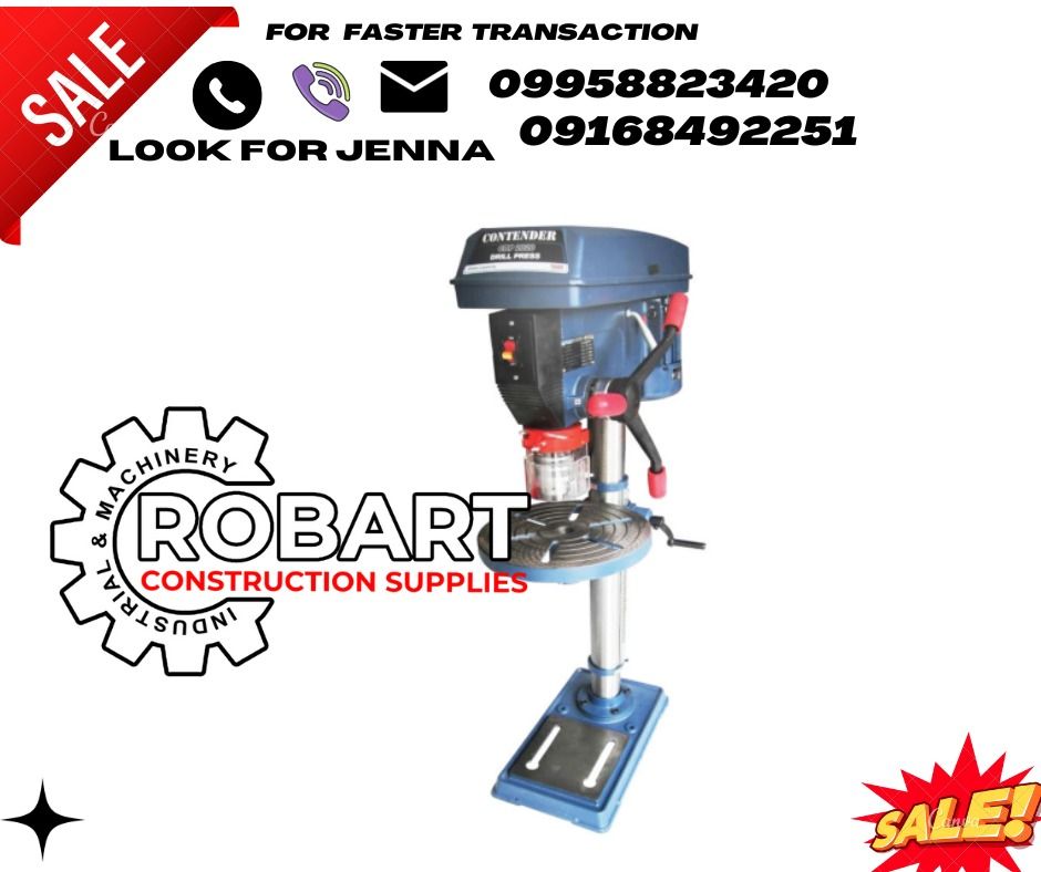 CONTENDER DRILL PRESS 85MM CDP 2020, Commercial & Industrial ...