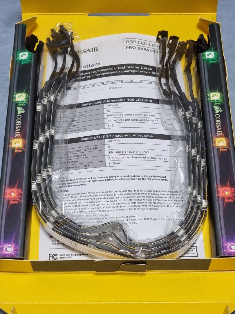 Corsair RGB LED Lighting Pro Expansion Kit, Computers & Tech, Parts ...