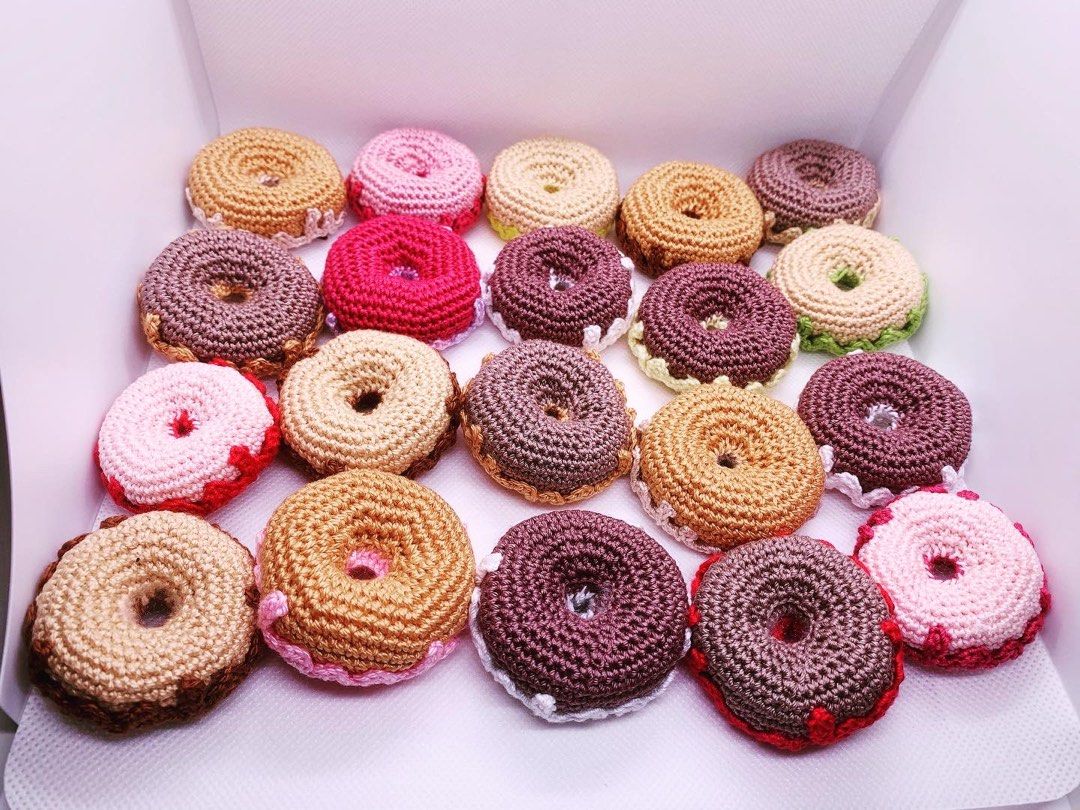 Crochet - Donuts, Hobbies & Toys, Stationery & Craft, Handmade Craft on ...