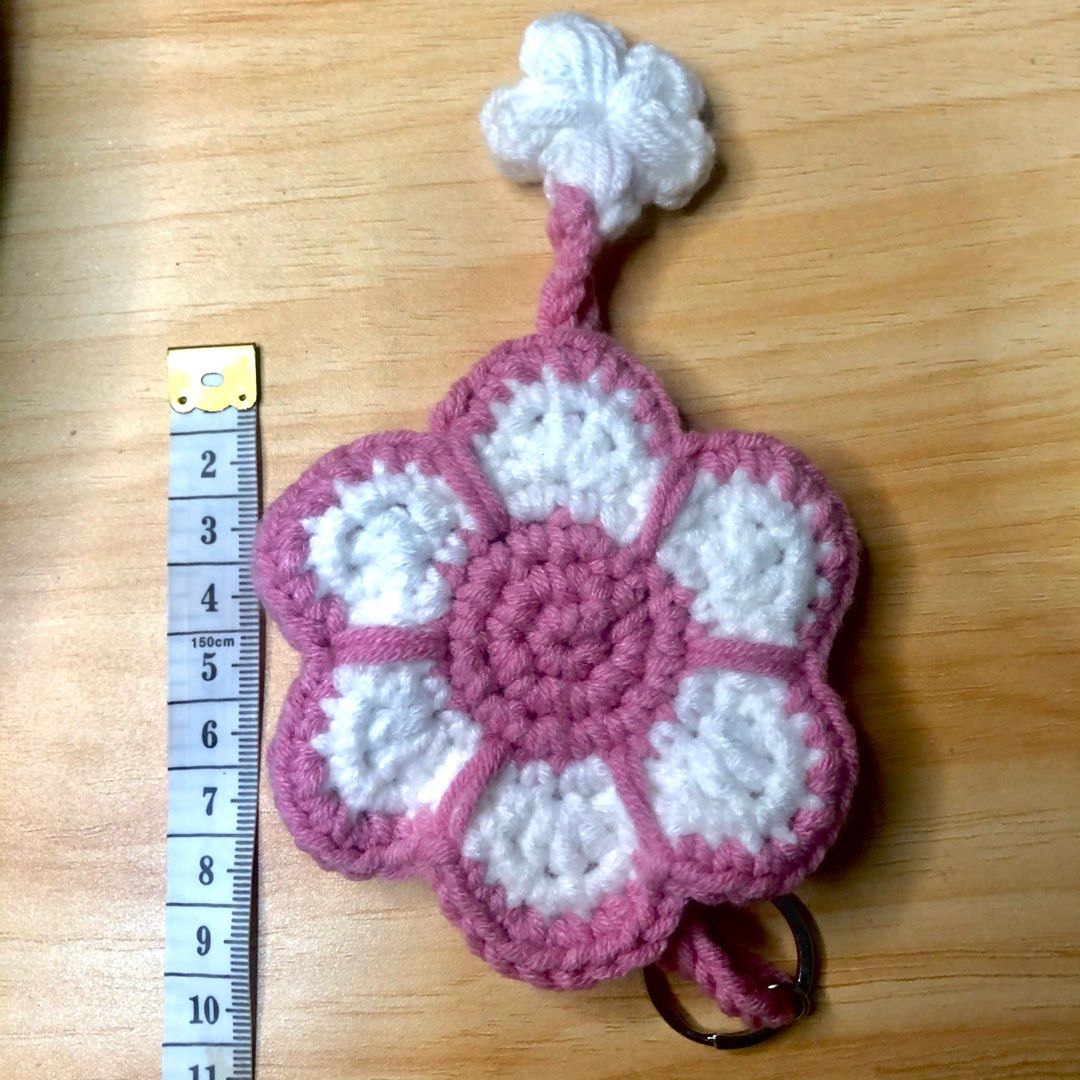 Crochet Flower Key Holder, Everything Else, Others on Carousell