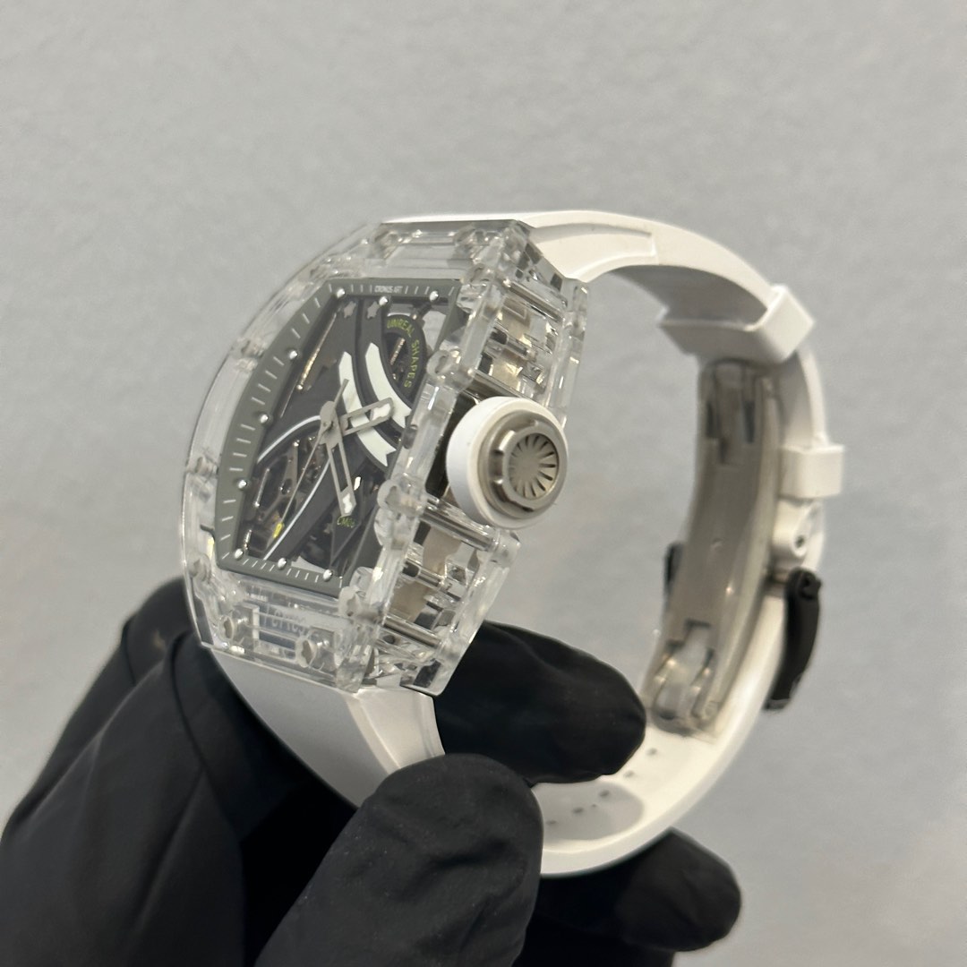 Cronus Art Crystall Glass Tonneau Watch Full White Cronusart, Men's ...