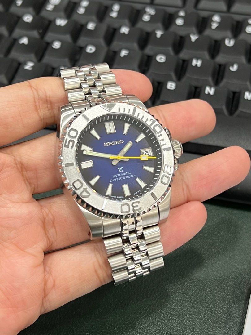 Custom Seiko Sub 62mas style (Seiko NH35 Automatic), Luxury, Watches on ...