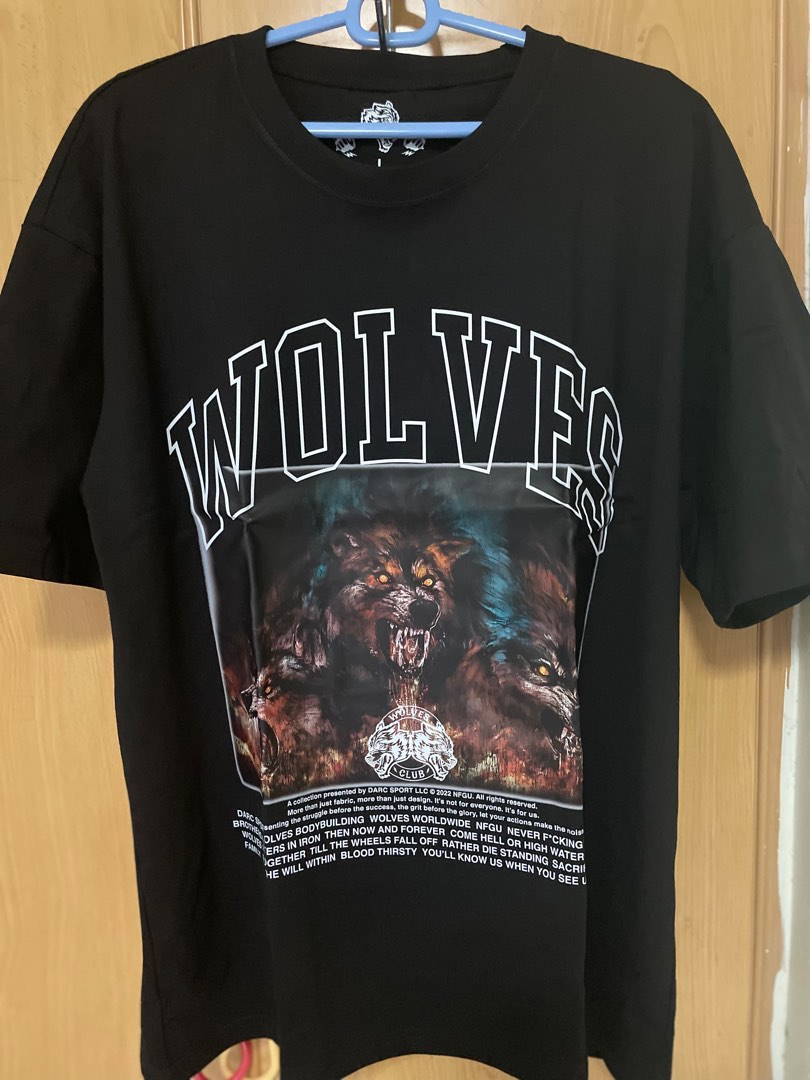 Oversize DarcSport Wolves, Men's Fashion, Tops & Sets, Tshirts & Polo ...