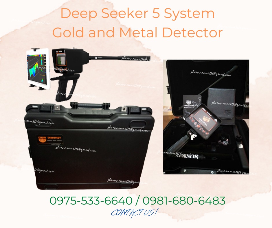 Deep Seeker 5 System Gold and Metal Detector, Sports Equipment, Hiking & Camping on Carousell