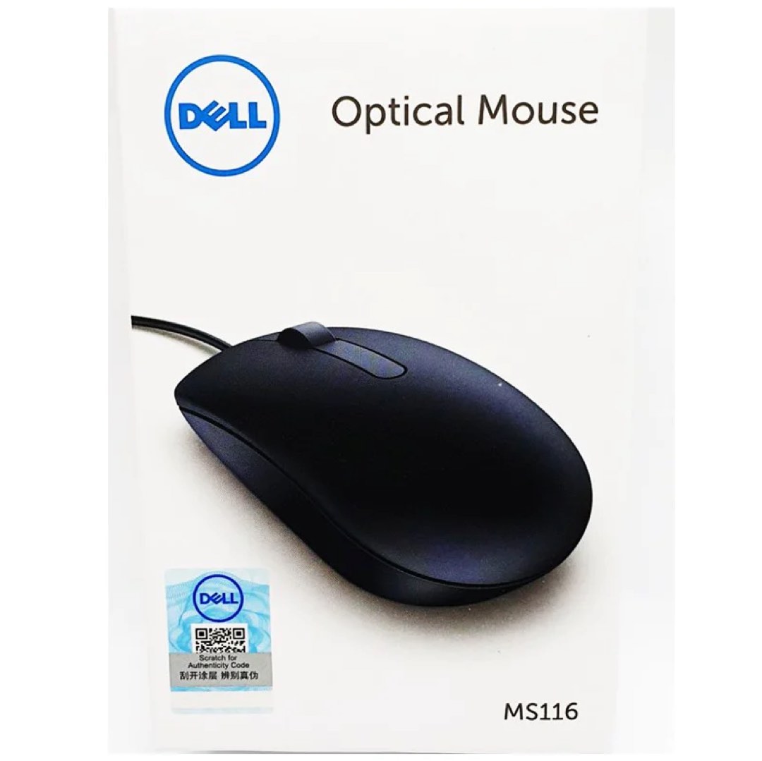 Dell MS116 USB Optical Mouse, Computers & Tech, Parts & Accessories ...
