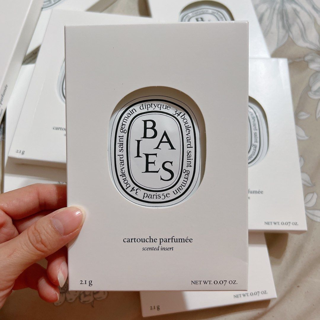 Diptyque Car Diffuser Insert Baies 2.1g, Furniture & Home Living, Home ...