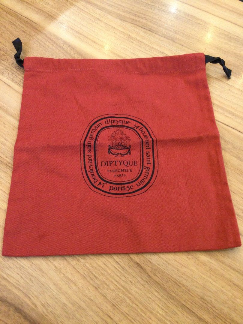 Diptyque Drawstring Pouch, Women's Fashion, Bags & Wallets, Purses ...