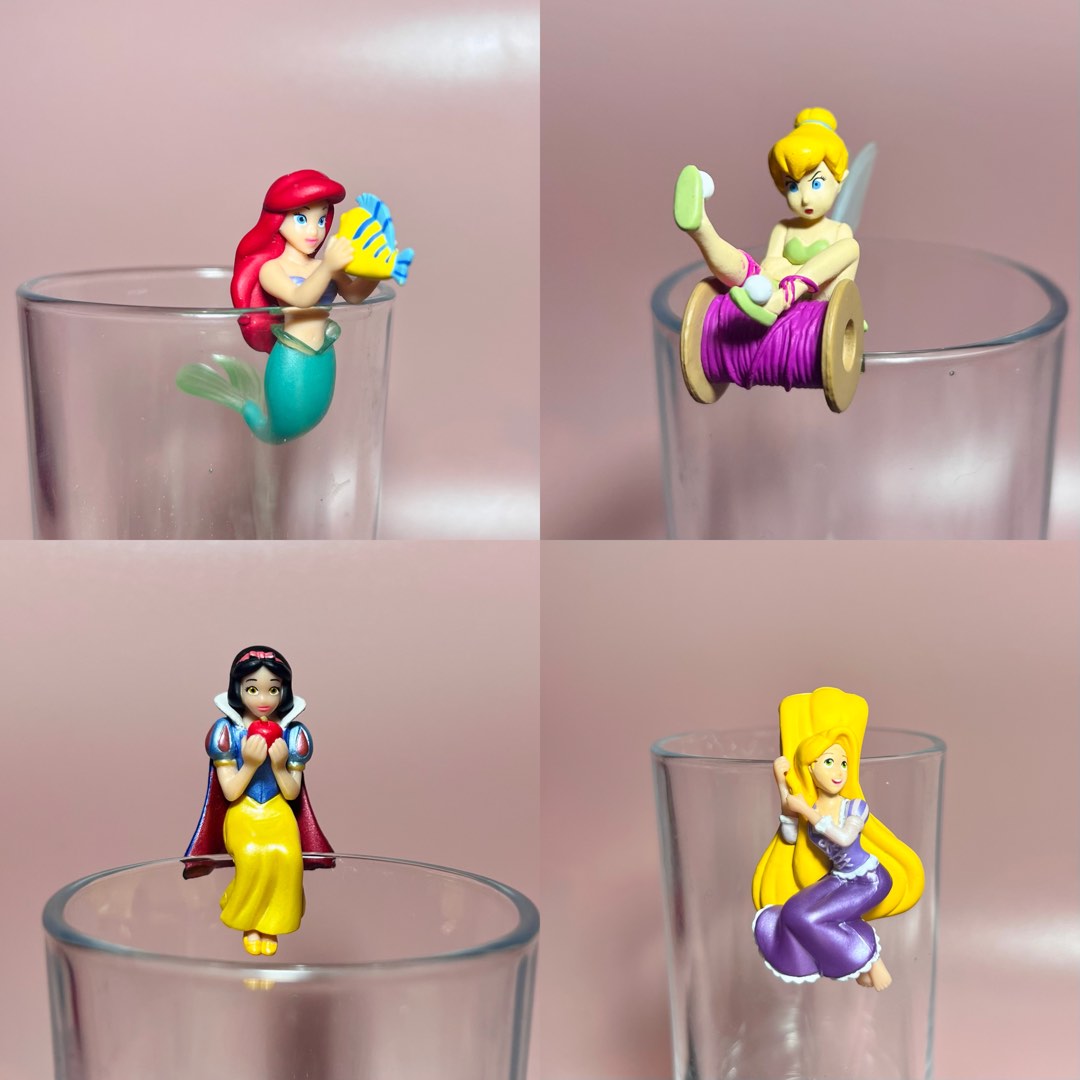 Disney Princess & Heroine Putitto (cup/glass clinger) Series 4.5-5cm ...