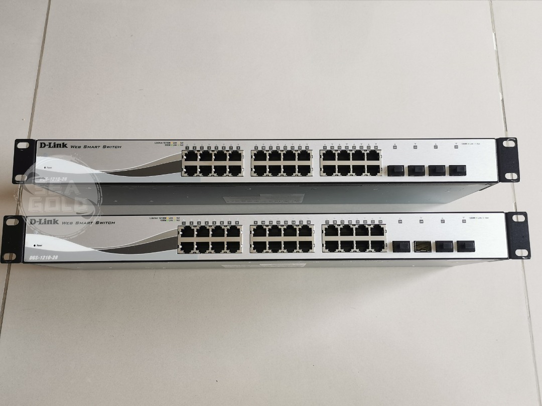 D-Link 28-Port Layer 2 Smart Managed Gigabit Switch DGS-1210-28 Port ...