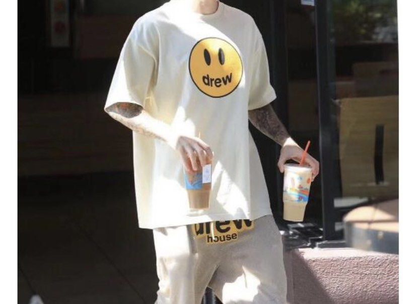 Drew Smiley Tee, Men's Fashion, Tops & Sets, Tshirts & Polo Shirts on ...