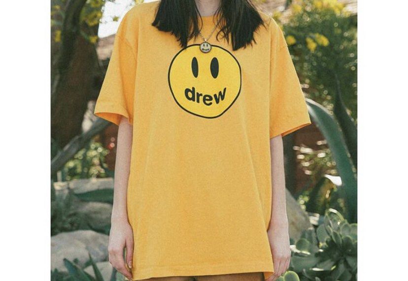 Drew Smiley Tee, Men's Fashion, Tops & Sets, Tshirts & Polo Shirts on ...