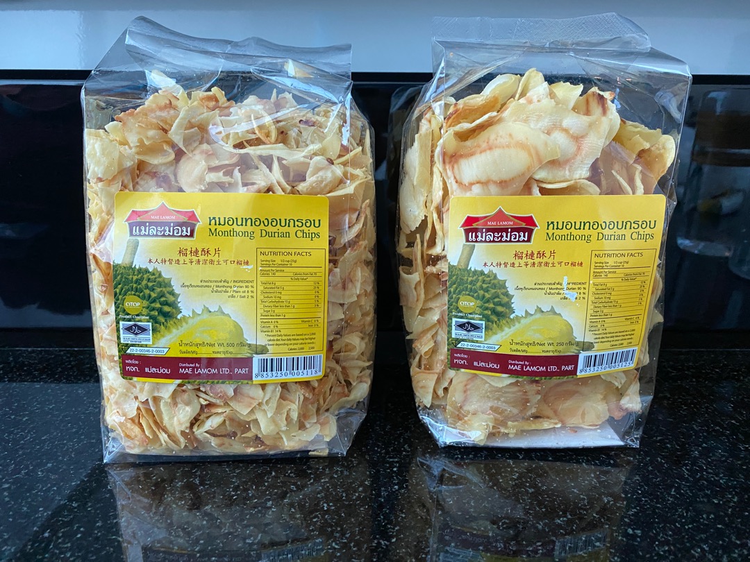 Durian Chips from Thailand, Food & Drinks, Packaged & Instant Food on ...