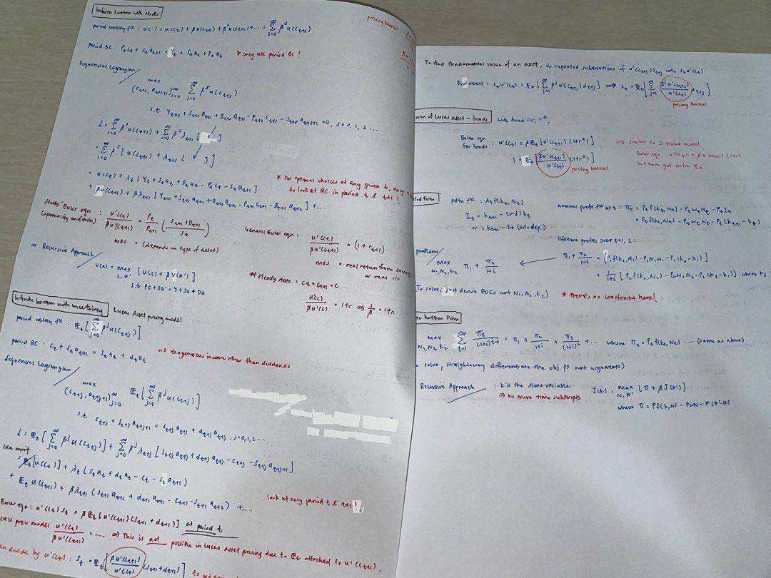 EC4307 Annotated Printed Notes, Hobbies & Toys, Books & Magazines ...