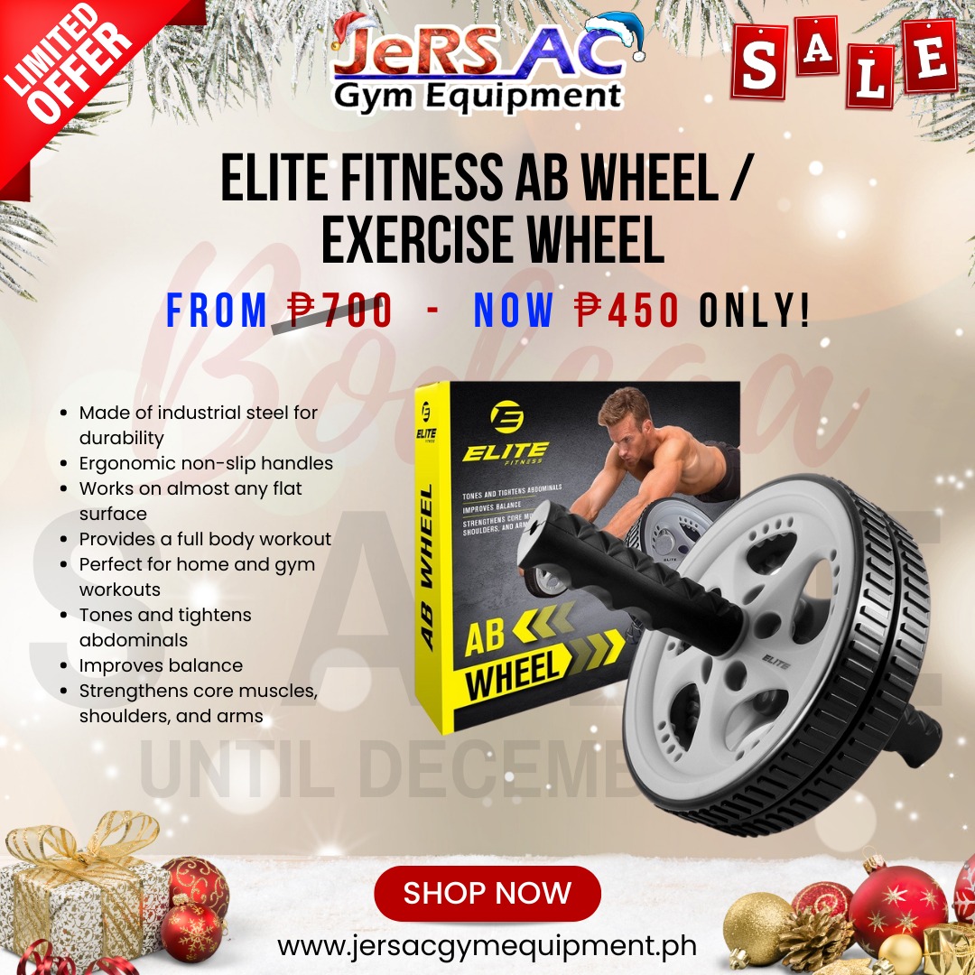 ELITE FITNESS AB WHEEL / EXERCISE WHEEL, Sports Equipment, Exercise ...