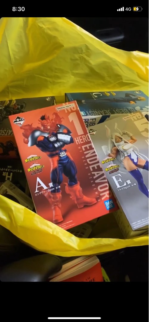 Endeavour MHA TOP 5 Kuji Prize A, Hobbies & Toys, Toys & Games on Carousell