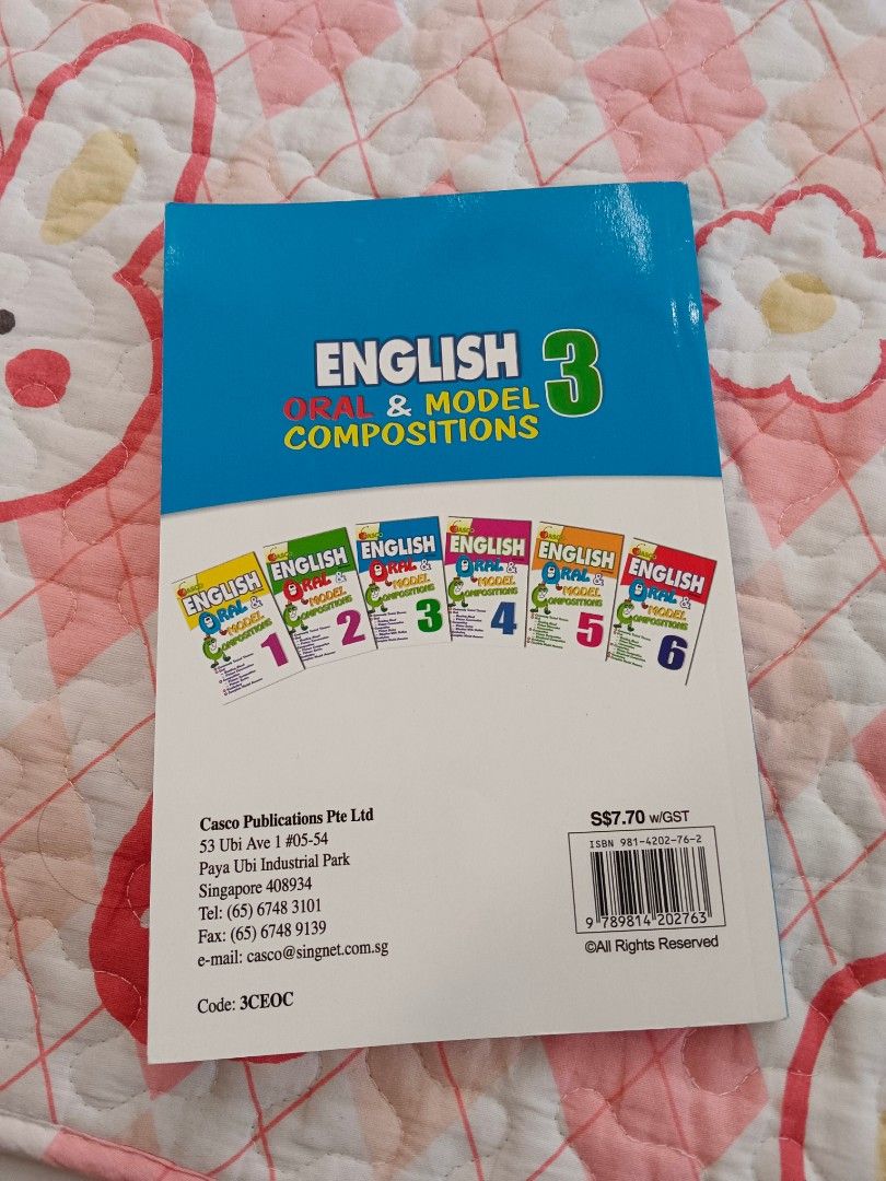 English oral&composition model for P3, Hobbies & Toys, Books ...