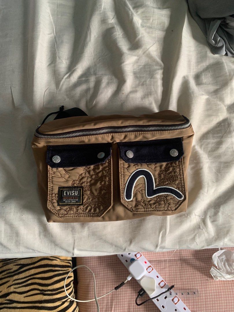 Evisu Bag, Men's Fashion, Bags, Sling Bags on Carousell