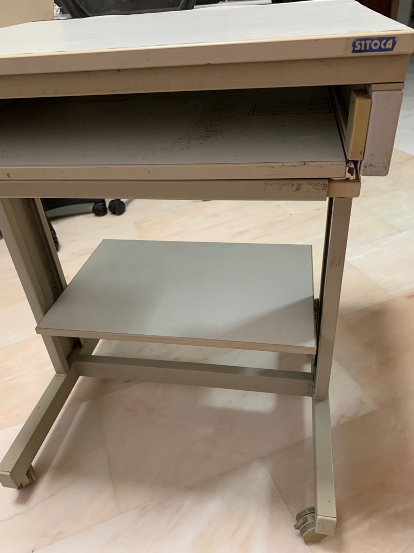 Extendable computer study table, Furniture & Home Living, Furniture ...