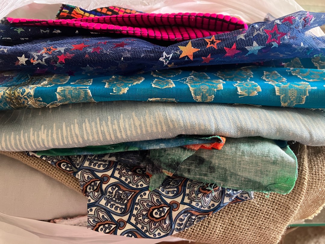 Free Random Fabric, Hobbies & Toys, Stationery & Craft, Craft Supplies ...