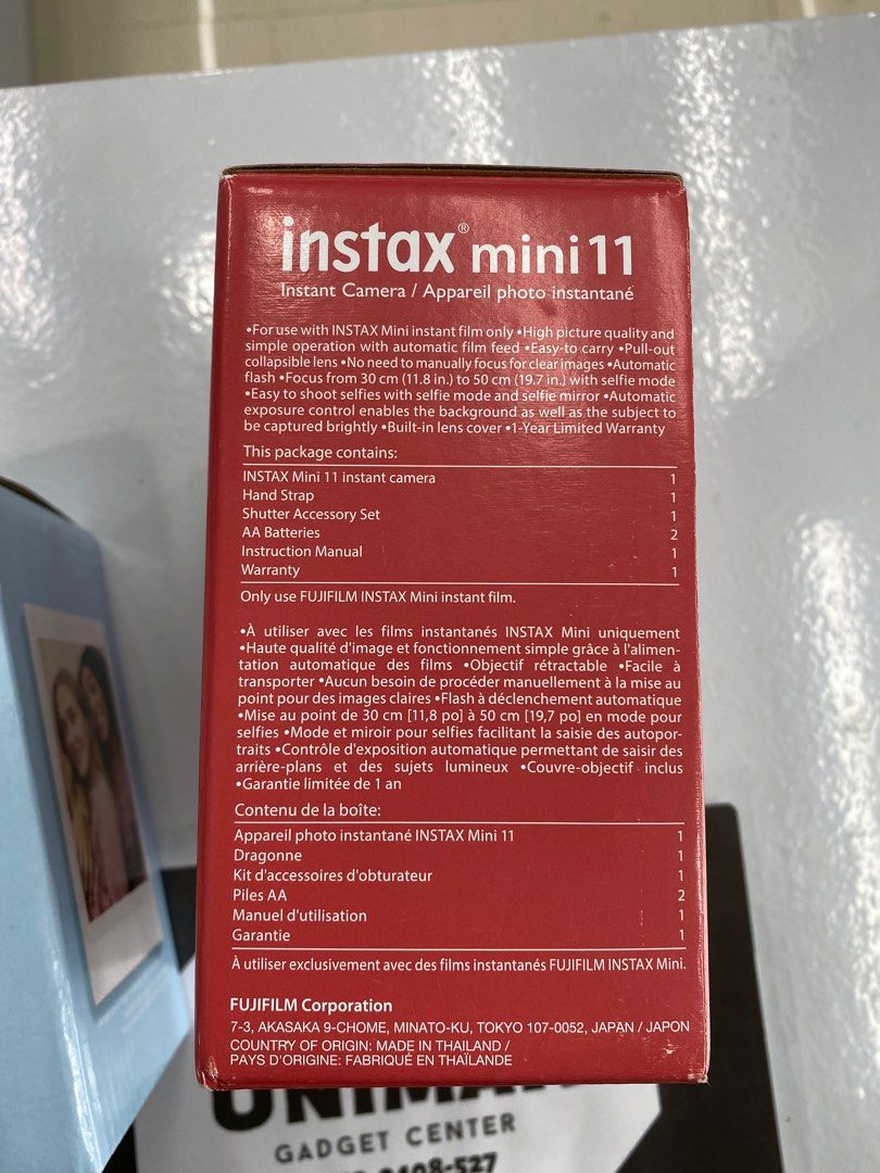 Fujifilm Instax Mini 11 Brandnew Limited Edition Colors, Photography ...