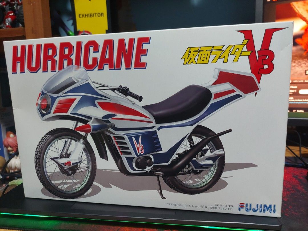 Fujimi Kamen Rider V3 Hurricane bike Model kit, Hobbies & Toys, Toys & Games on Carousell